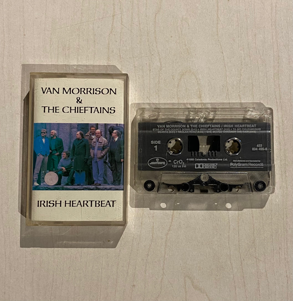 Van Morrison & The Chieftains / Irish Heartbeat, Kaset – Vintage Records